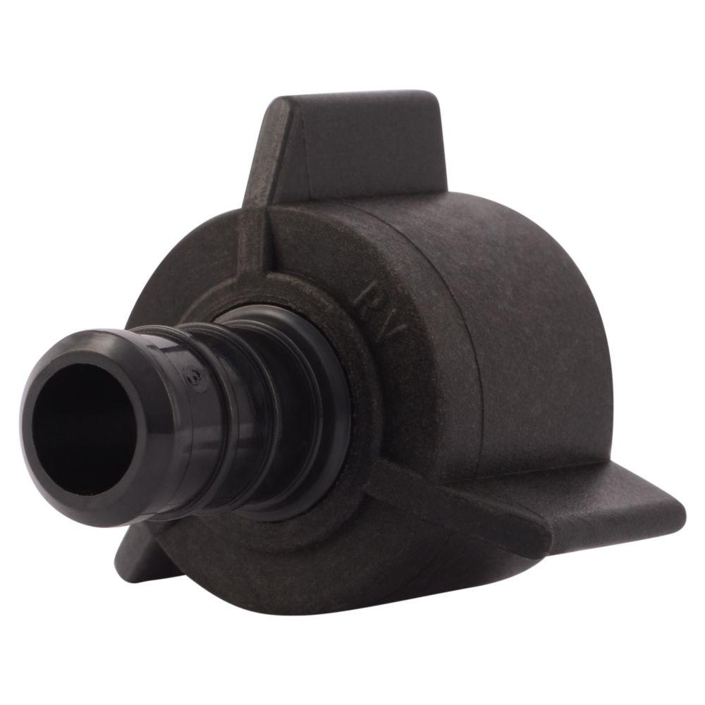 SharkBite 1/2 in. PEX Barb x FIP Plastic Swivel Adapter Fitting (5-Pack ...