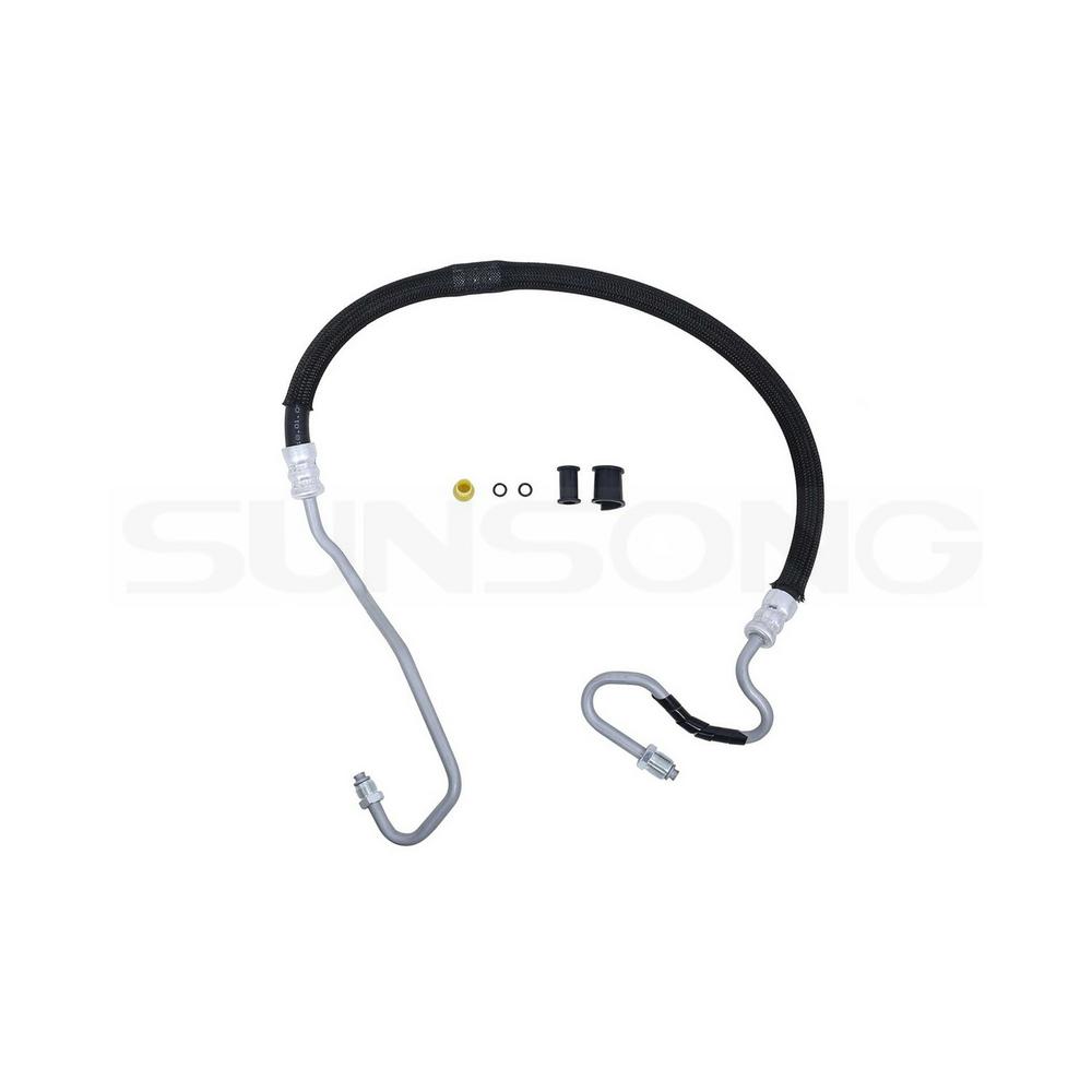 Sunsong Power Steering Pressure Line Hose Assembly-3404232 - The Home Depot