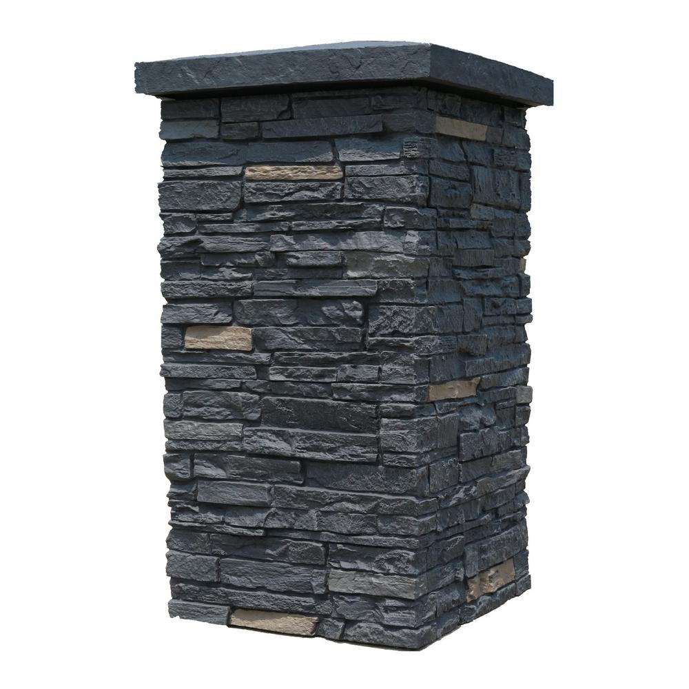 NextStone Slatestone Onyx 30 in. x 16 in. Faux Polyurethane Stone ...