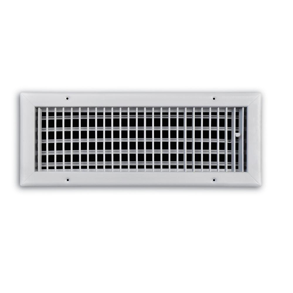 Everbilt 16 in. x 6 in. Adjustable 1-Way Wall/Ceiling Register-H210VM ...
