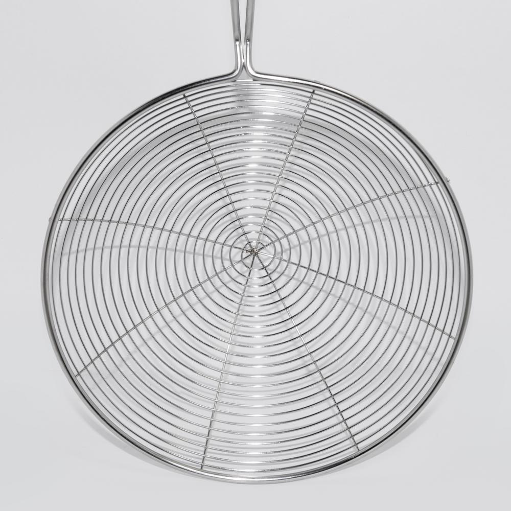 ExcelSteel 6 in. Stainless Steel Wire Strainer with Swirl Handle and ...