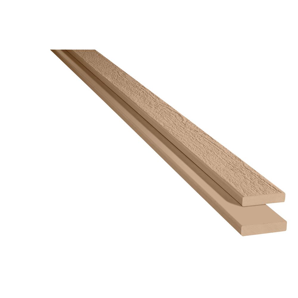 TruWood 4 4 In X 4 In X 16 Ft Primed Composite Wood Reversible Trim