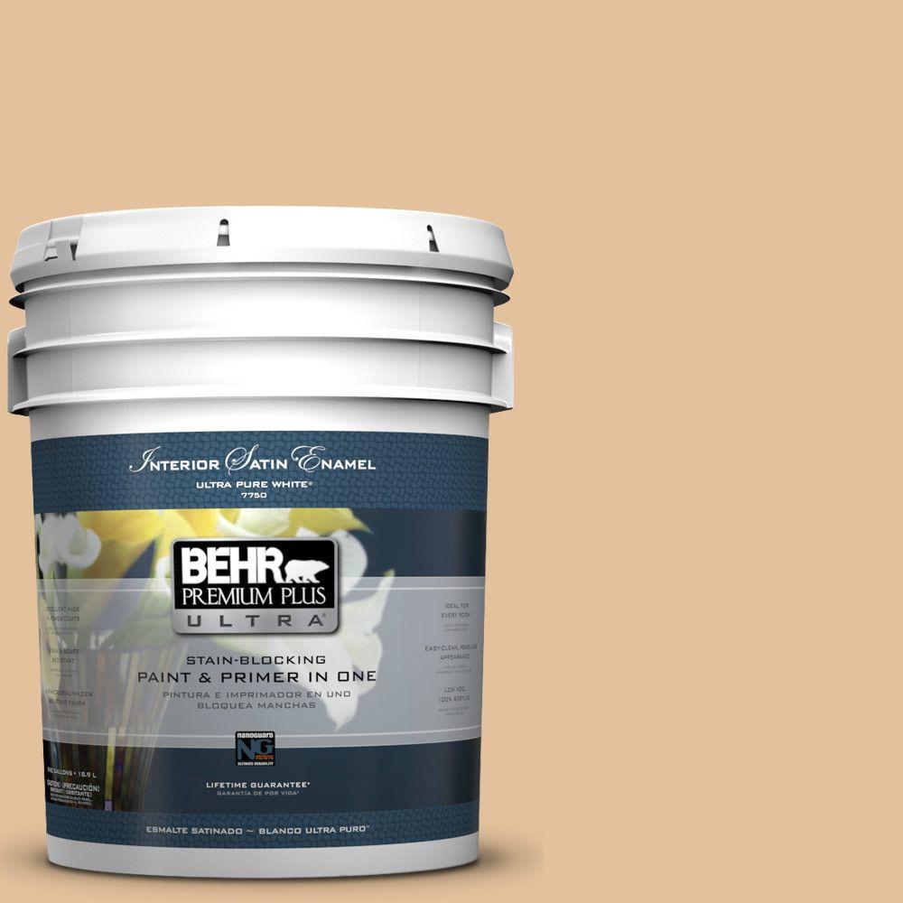BEHR Premium Plus Ultra 5-gal. #S270-3 Tostada Satin Enamel Interior ... BEHR Premium Plus Ultra 5-gal. #S270-3 Tostada Satin Enamel Interior ...