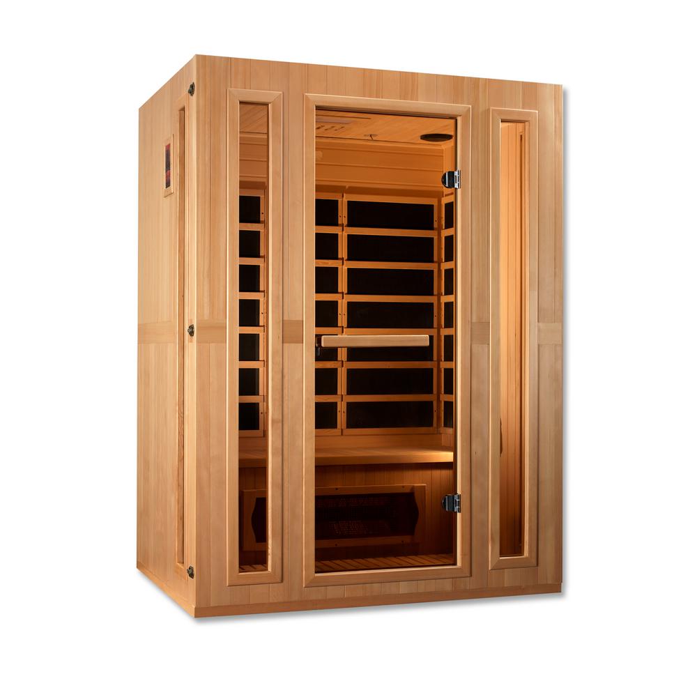 Maxxus Lifesauna Aspen 2-Person Infrared Sauna with 4 Dual Tech Multi ...