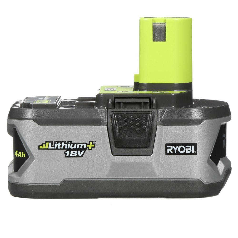 Ryobi 18-Volt ONE+ Lithium-Ion High Capacity Lithium+ Battery Pack 4 ... Ryobi 18-Volt ONE+ Lithium-Ion High Capacity Lithium+ Battery Pack 4 ...