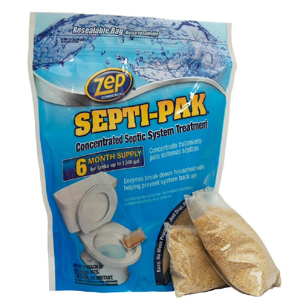 Zep 12 Oz Septi Pak Concentrated Septic System Treatment Zstp6 The Home Depot