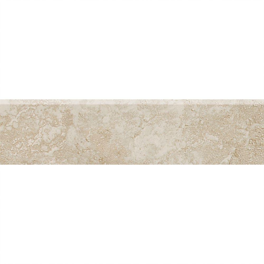 Daltile Heathland White Rock 3 in. x 12 in. Glazed Ceramic Floor and ...
