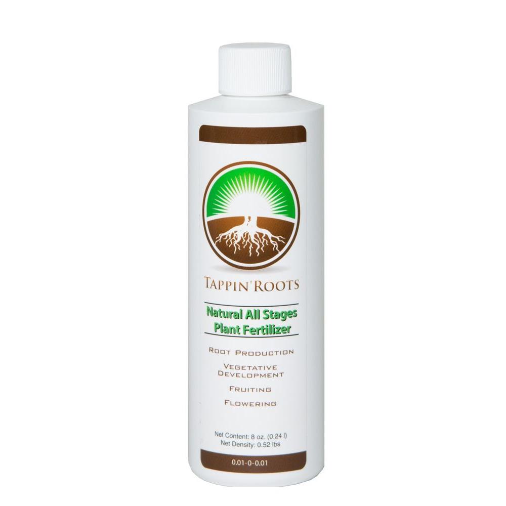 Tappin Roots 8 oz. 4-in-1 Natural All Stages Plant Fertilizer-100518061 ...