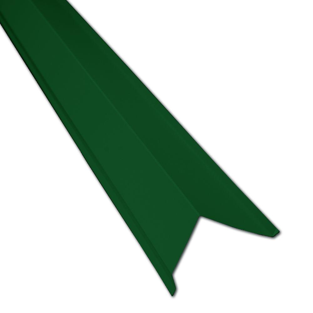 Metal Sales 6.3 in. x 10.5 ft. Denali Green Steel Gable Trim-HD42209W1 ...