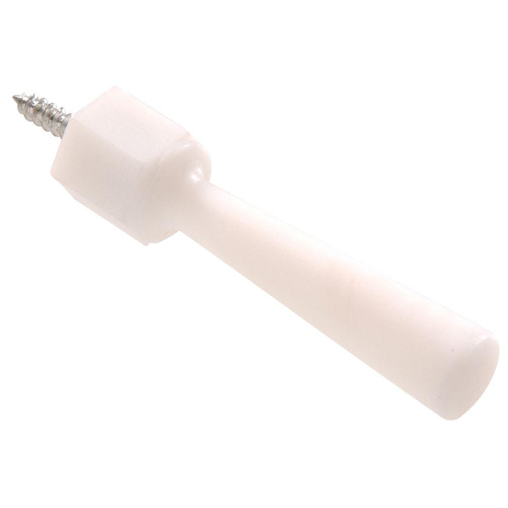Hardware Essentials White Plastic Door Stop (5-Pack)-852927.0 - The ...