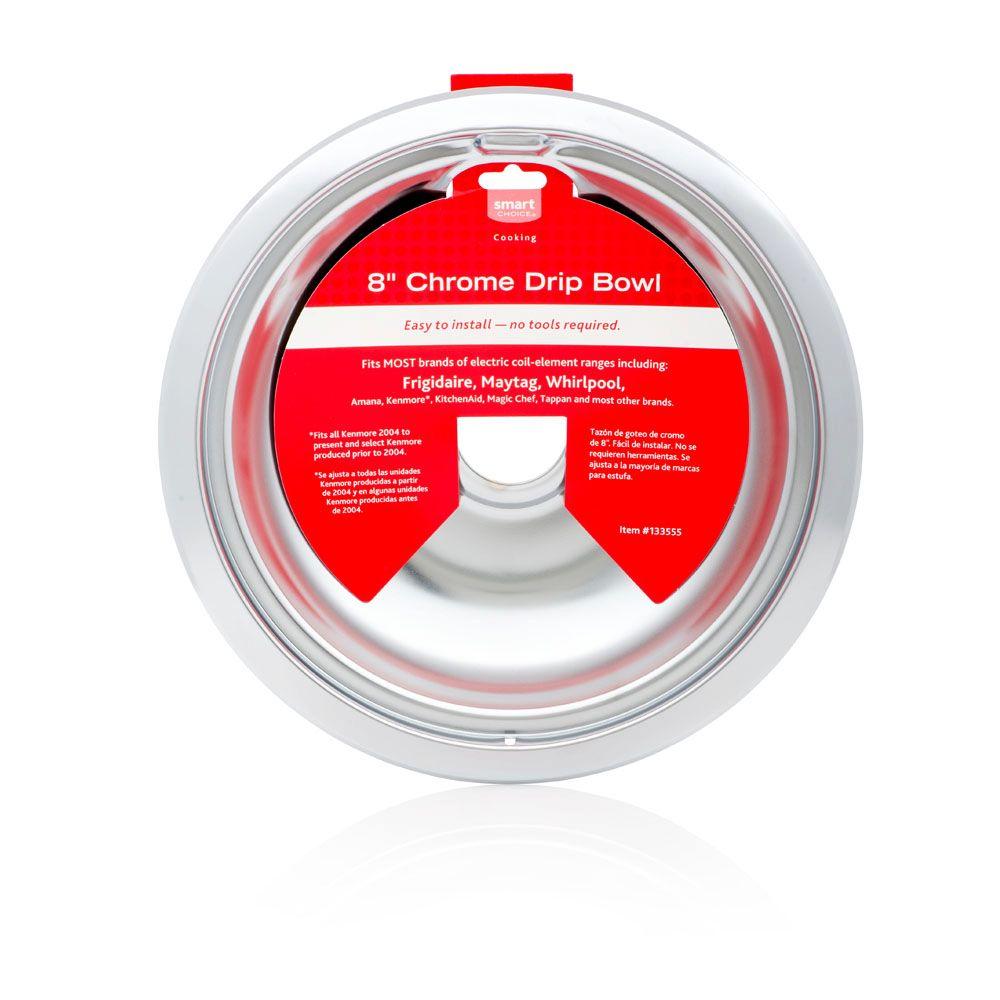 Smart Choice 8 in. Drip Bowl in Chrome - Fits Most-L304430998 - The ...
