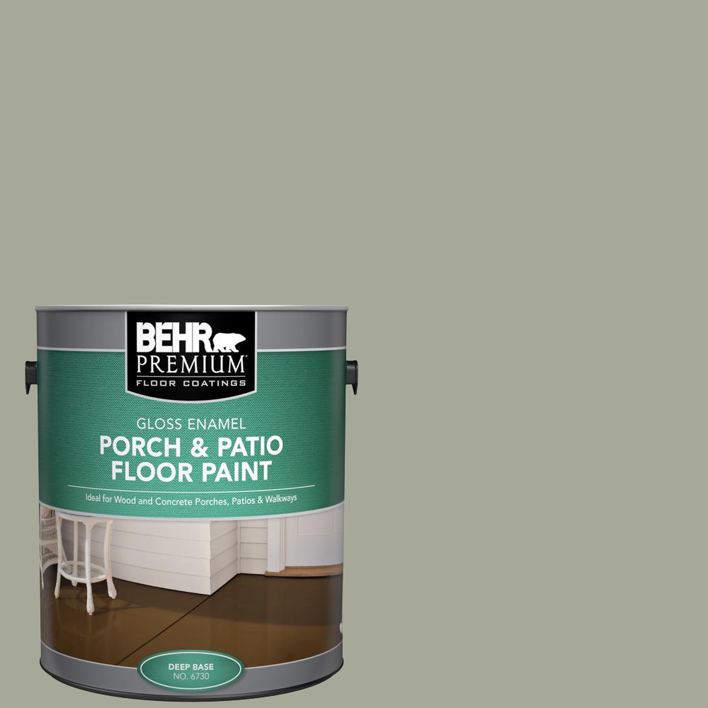 BEHR Premium 1 gal. #PPU10-16 Simply Sage Gloss Enamel Interior ...