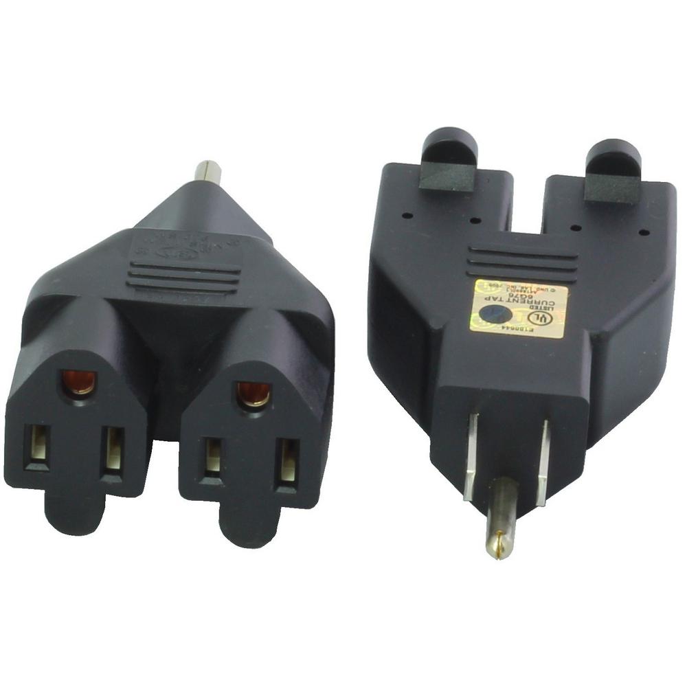 AC WORKS NEMA 5-15P to (2) 5-15R Regular Household 3-Prong Heavy Duty ... AC WORKS NEMA 5-15P to (2) 5-15R Regular Household 3-Prong Heavy Duty ...