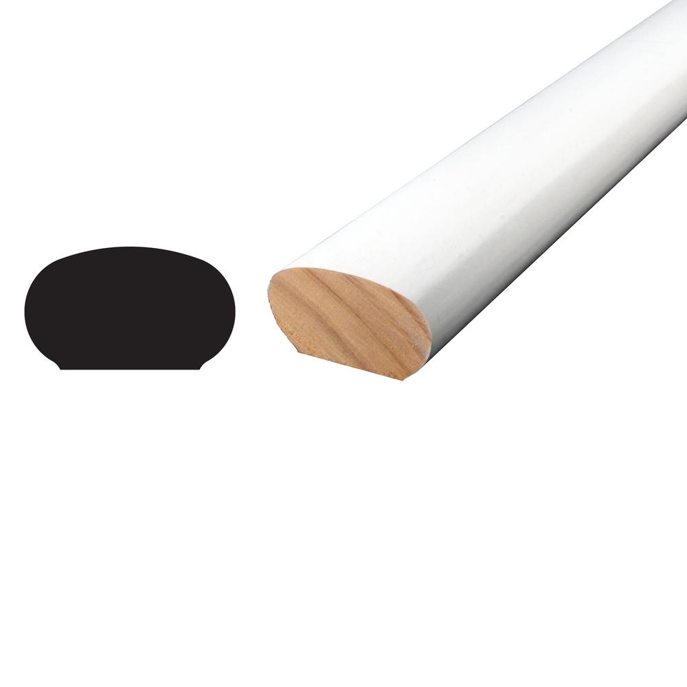 Alexandria Moulding WM 240 1-1/4 in. x 2-1/4 in. x 96 in. Primed Finger ...