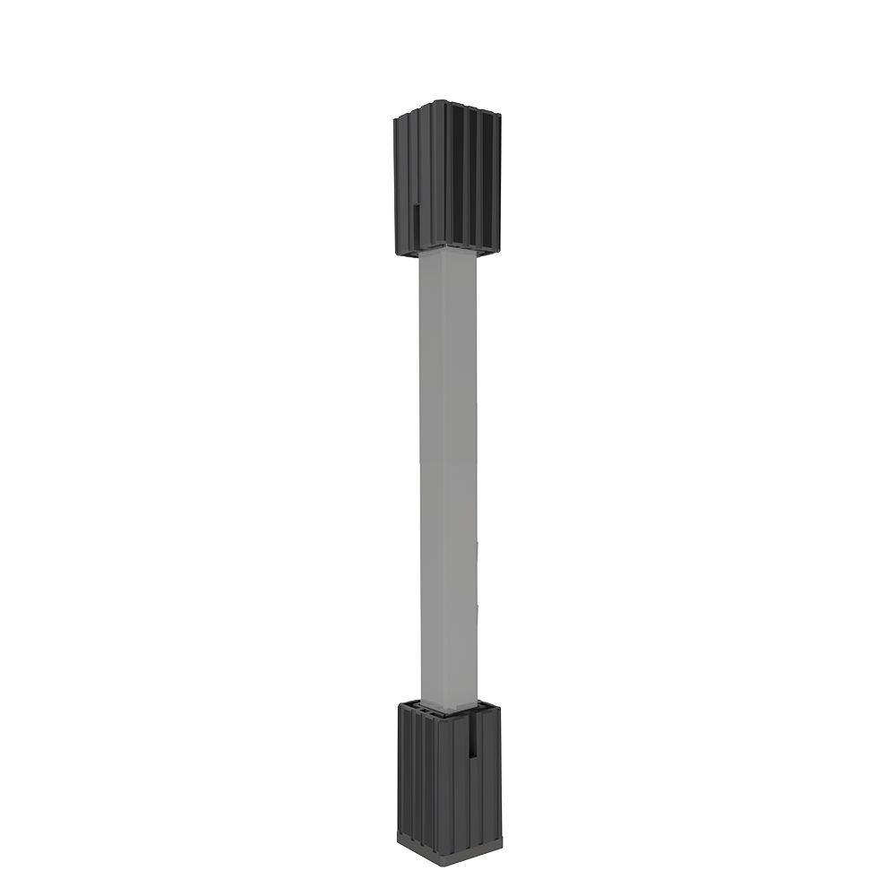 RDI Porch and Newel 4 in. x 4 in. Vinyl Rail Post with Flush Mount ...