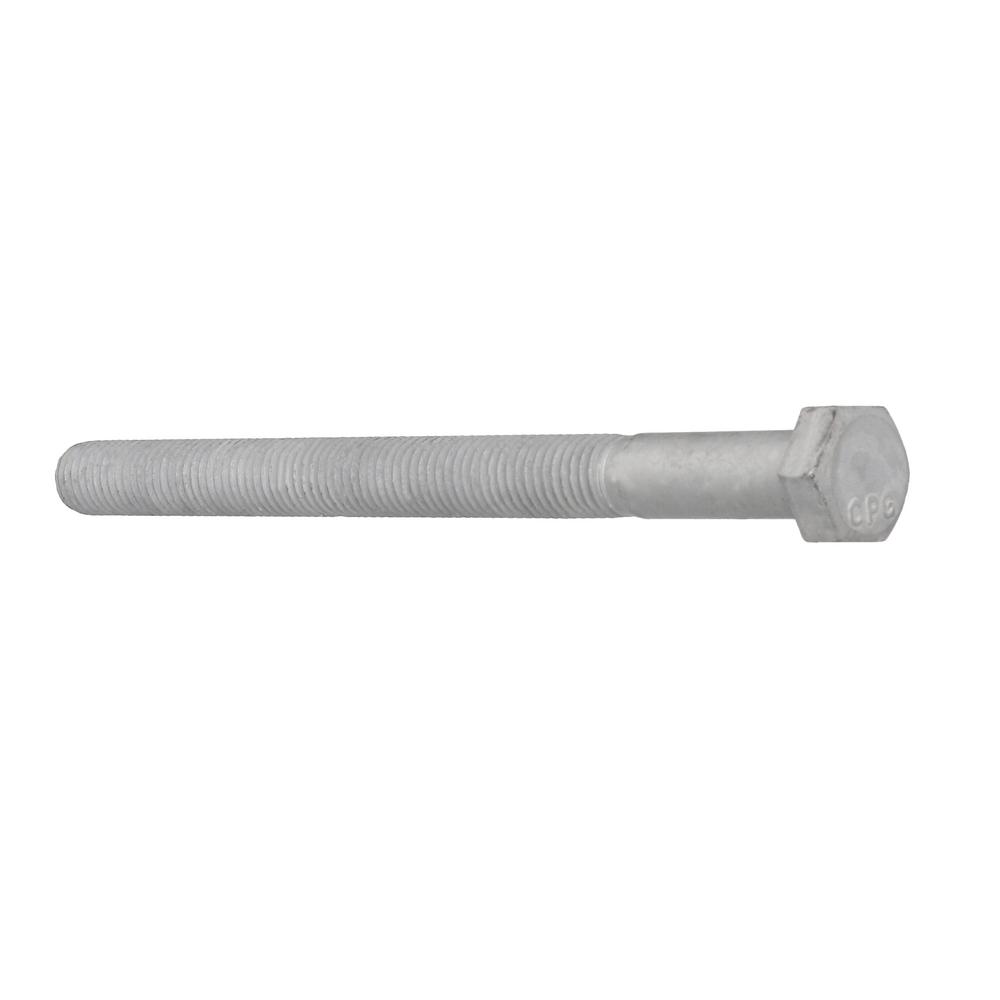 Everbilt 5/8 in.-11 x 8 in. Galvanized Hex Bolt (15-Pack)-805770 - The ...