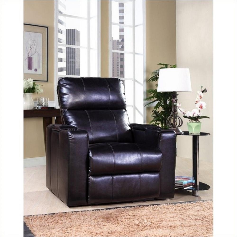 Noble House Hawthorne Black Leather Recliner 296447 - The Home Depot Noble House Hawthorne Black Leather Recliner 296447 - The Home Depot