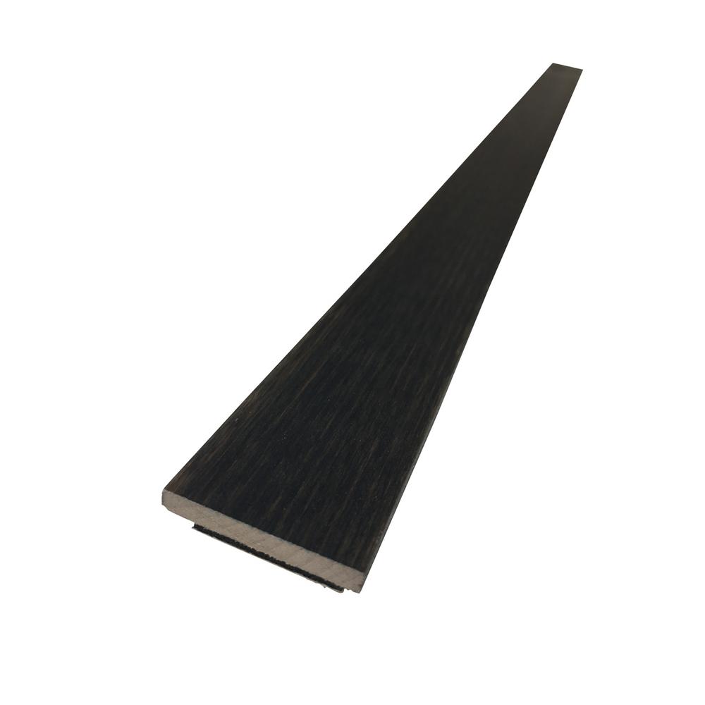 Timberchic Black Ice 48 in. End Cap Peel and Stick Wall Applique Panel ...