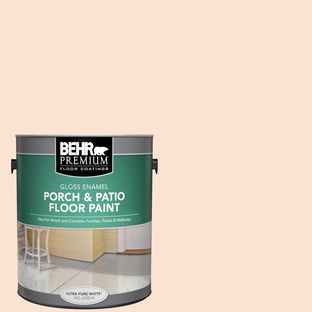 BEHR Premium 1 gal. #PPL-21 Sweet Peach Gloss Enamel Interior/Exterior ...