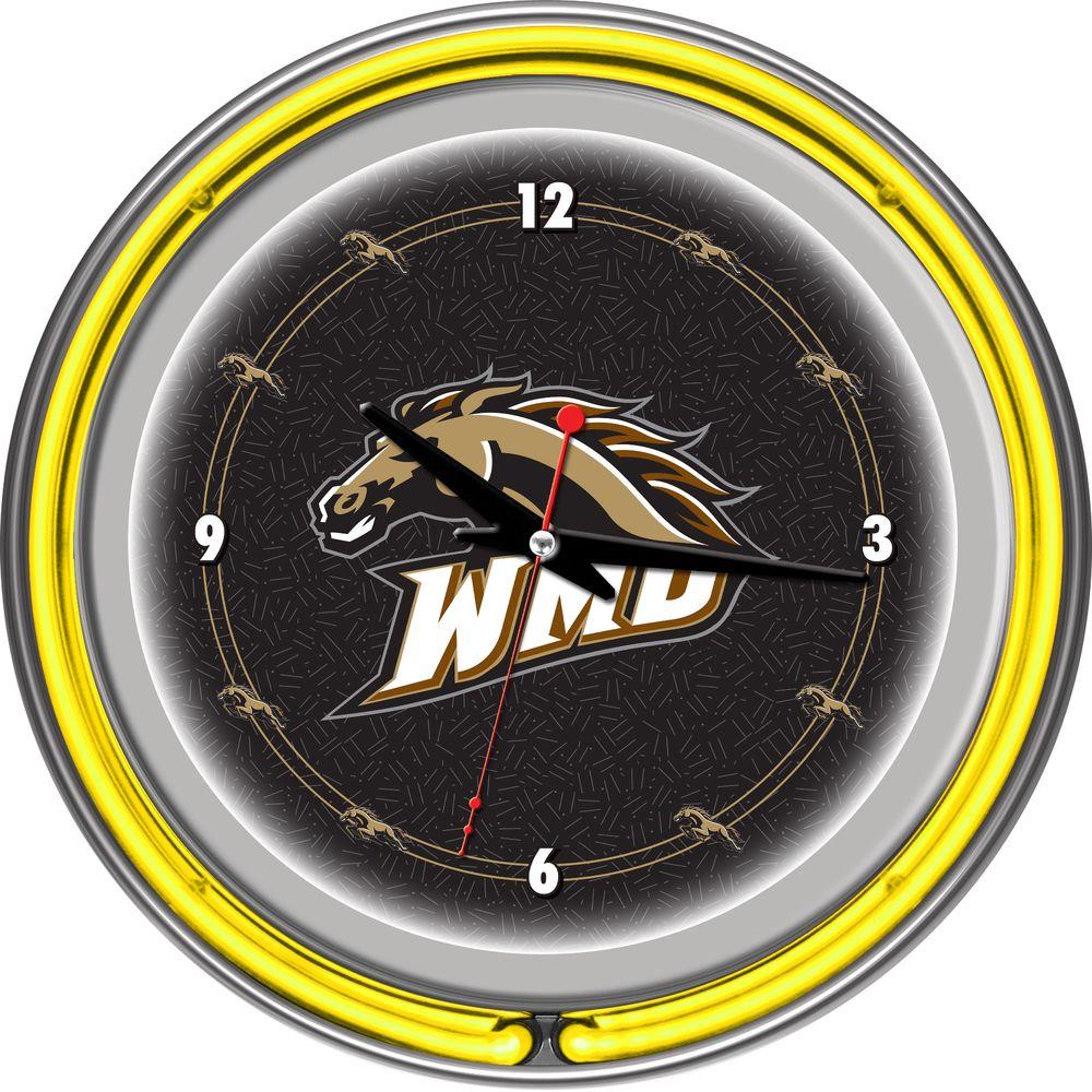 Trademark Western Michigan University 14 in. Single Shade Brass Hanging ...
