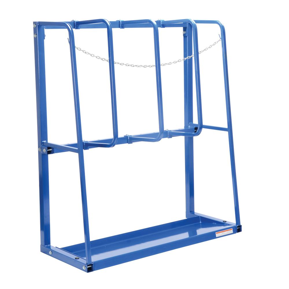 Vestil 53 in. x 22 in. x 59 in. Expandable Vertical Bar Starter Rack ...