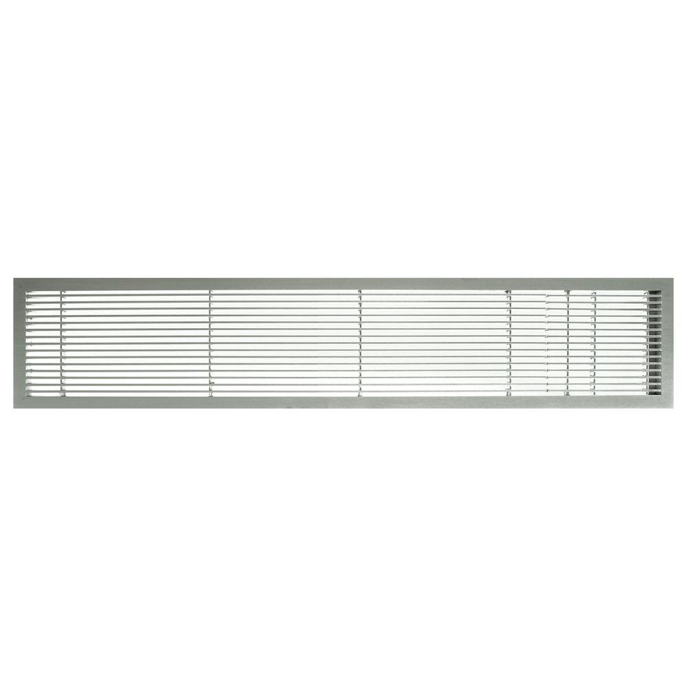 Architectural Grille AG10 Series 6 in. x 42 in. Solid Aluminum Fixed ...