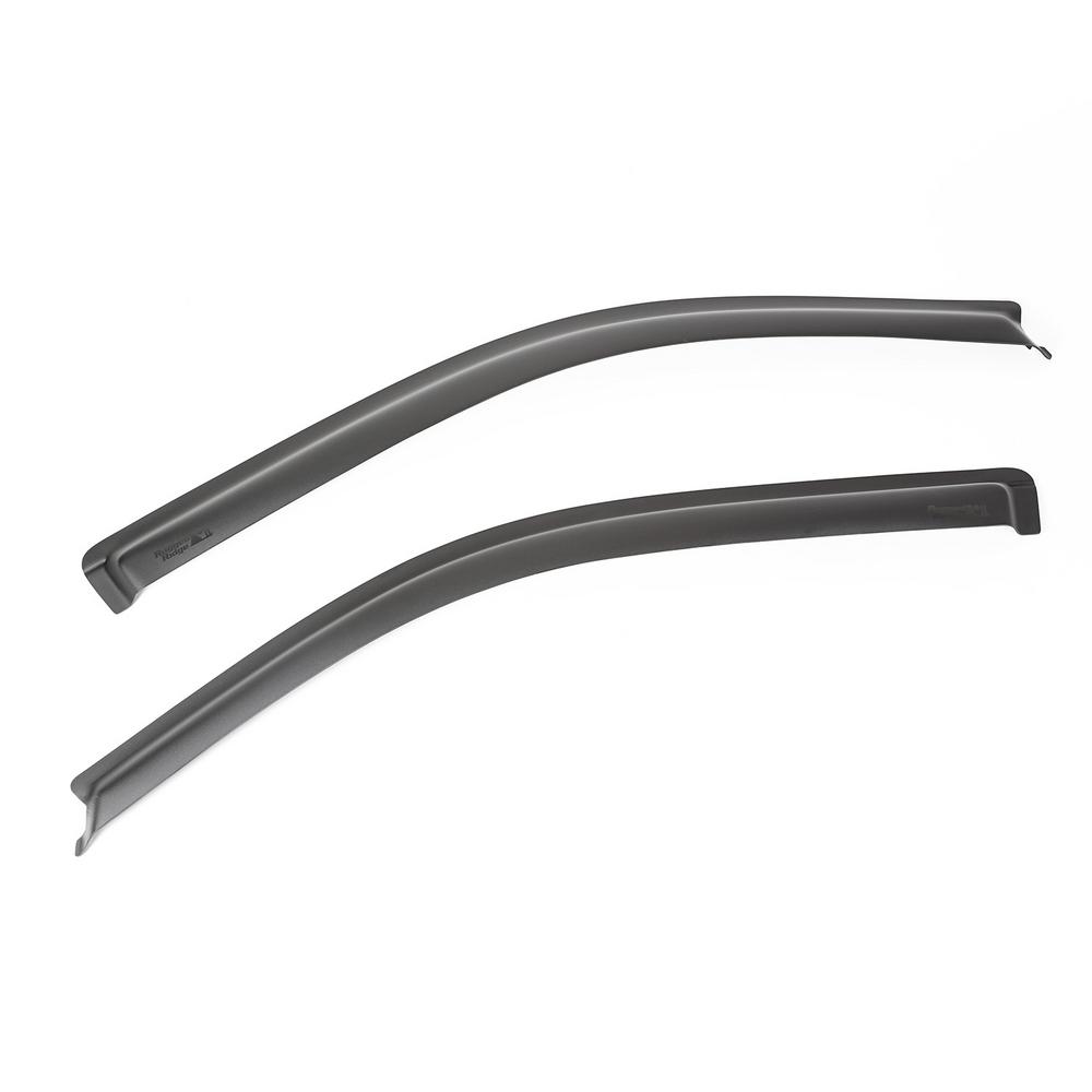 Rugged Ridge Matte Black Front Window Visors 09-14 Ford F-150 Crew Cab ...