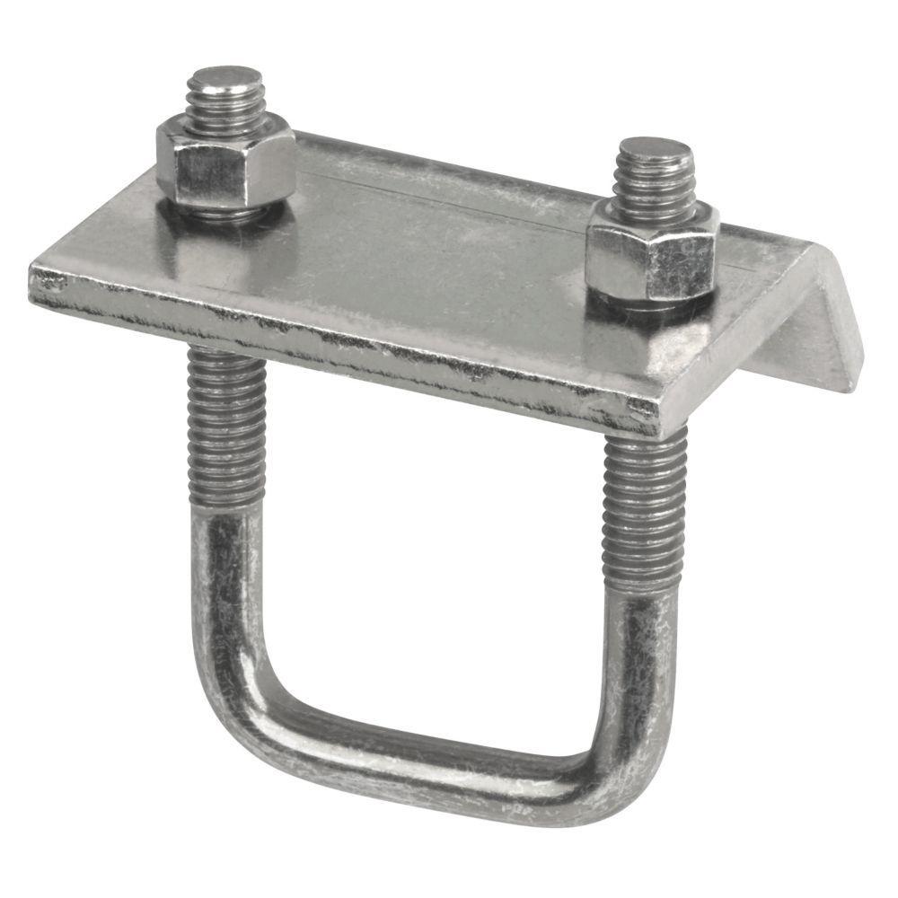 Superstrut Channel To Beam Strut Clamp With U Bolt Silver Galvanized 