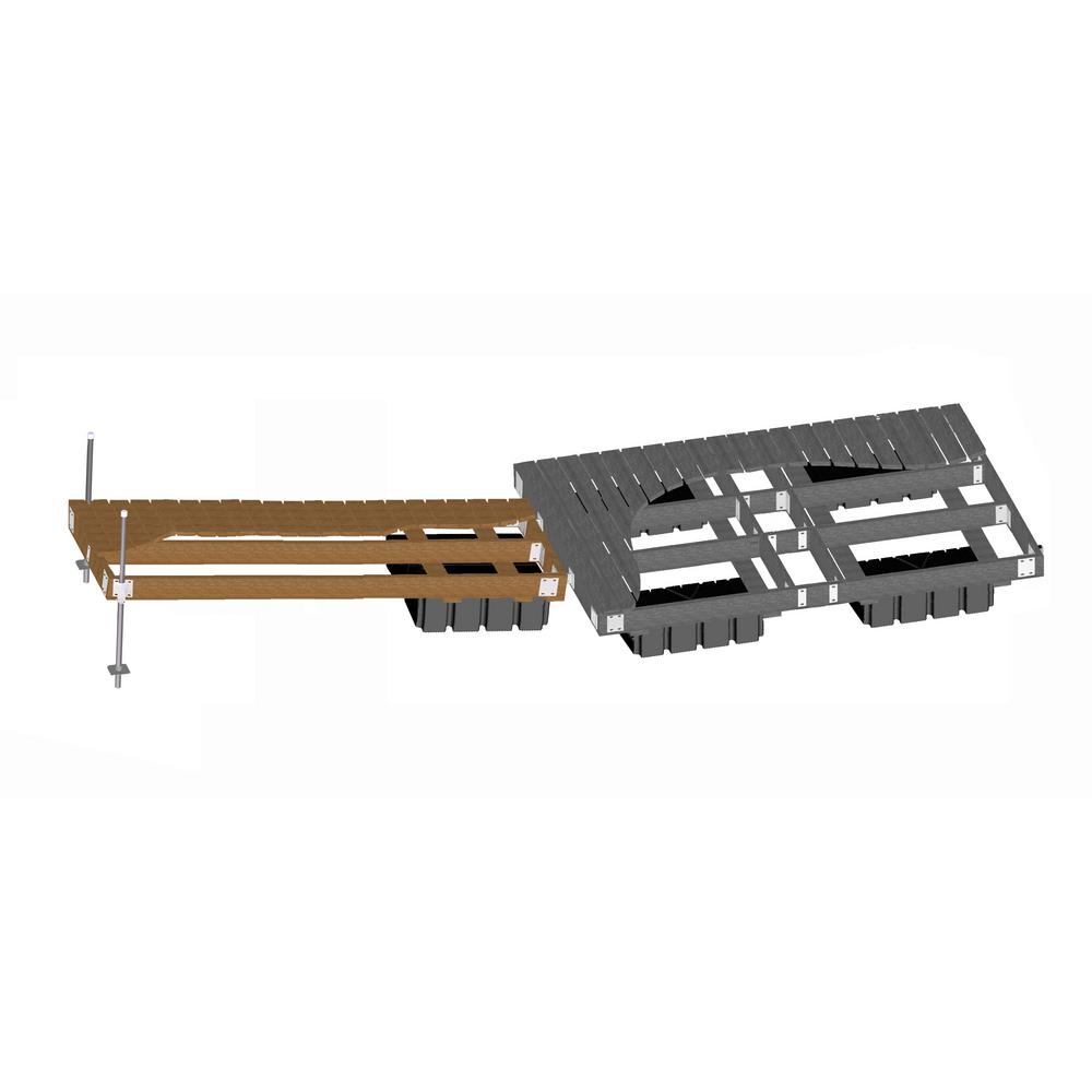 Multinautic Dock Gangway Semi-Floating Dock Kit, 16 in. Floats-19212 ...