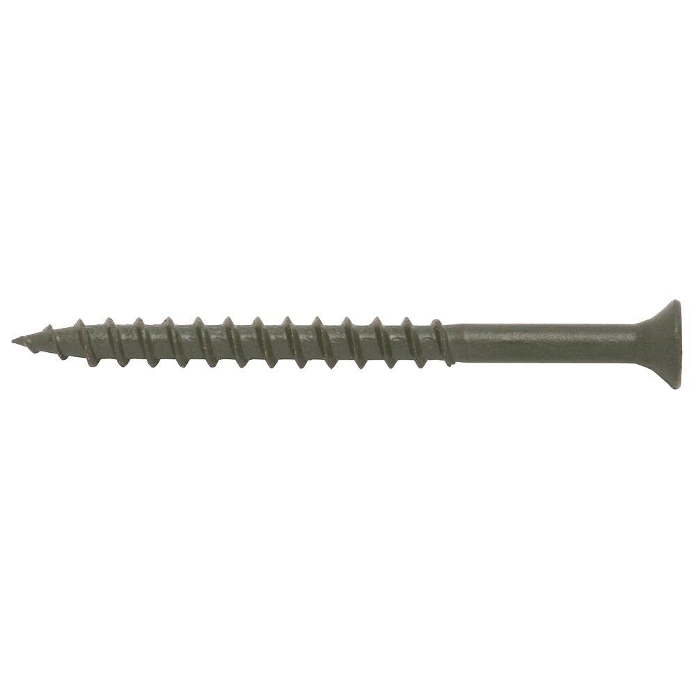 The DeckMATE 9 X 2 1 2 In Star Flat Head Wood Deck Screws 25 Lb