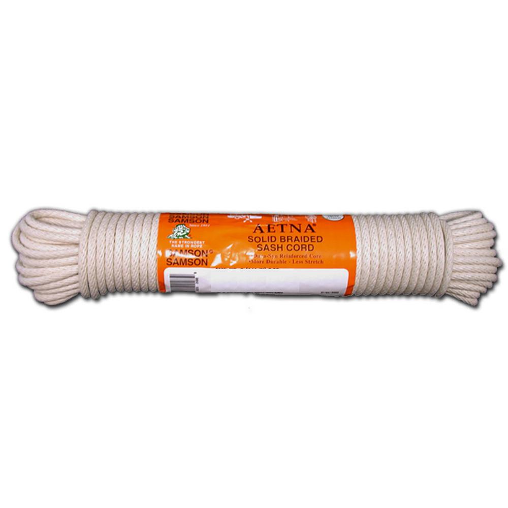 T.W. Evans Cordage #8 - 1/4 in. Samson Spot Sash Cord 100 ft. Hank-001 ...