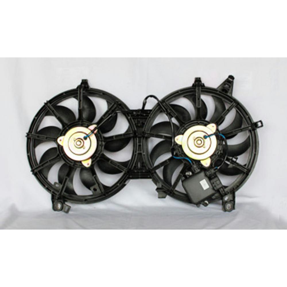TYC Dual Radiator and Condenser Fan Assembly-621840 - The Home Depot