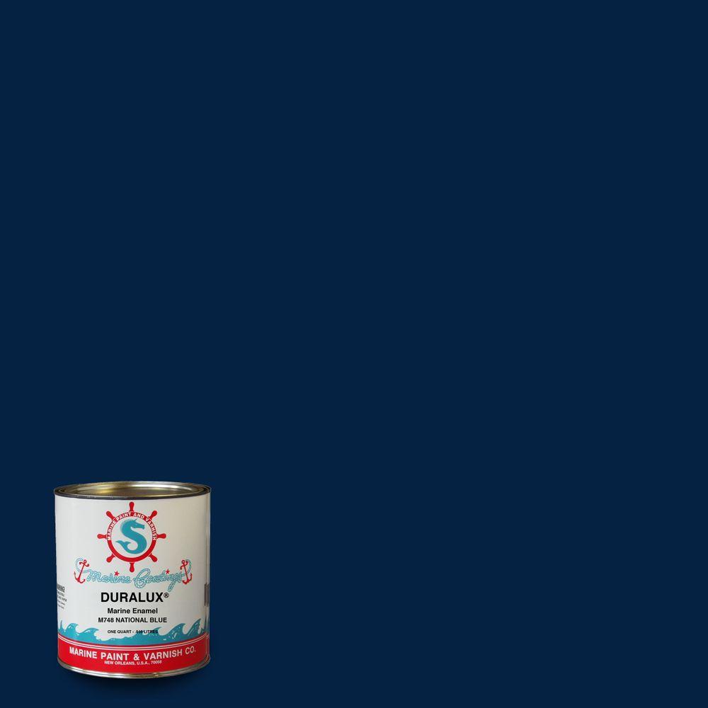 Duralux Marine Paint 1 Qt National Blue Marine Enamel M748 4 The Duralux Marine Paint 1 Qt National Blue Marine Enamel M748 4 The