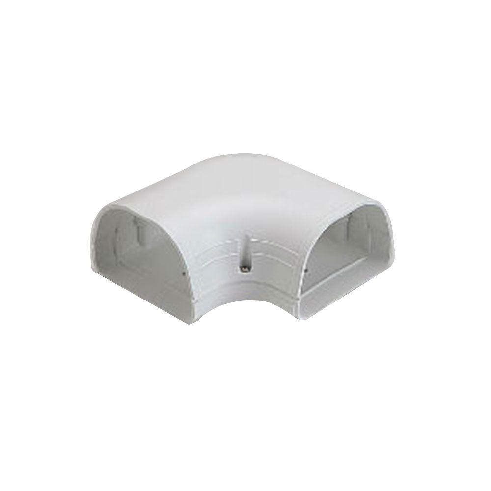 RectorSeal Fortress LK92W 3-1/2 in. 90° Flat Elbow for Ductless Mini ...