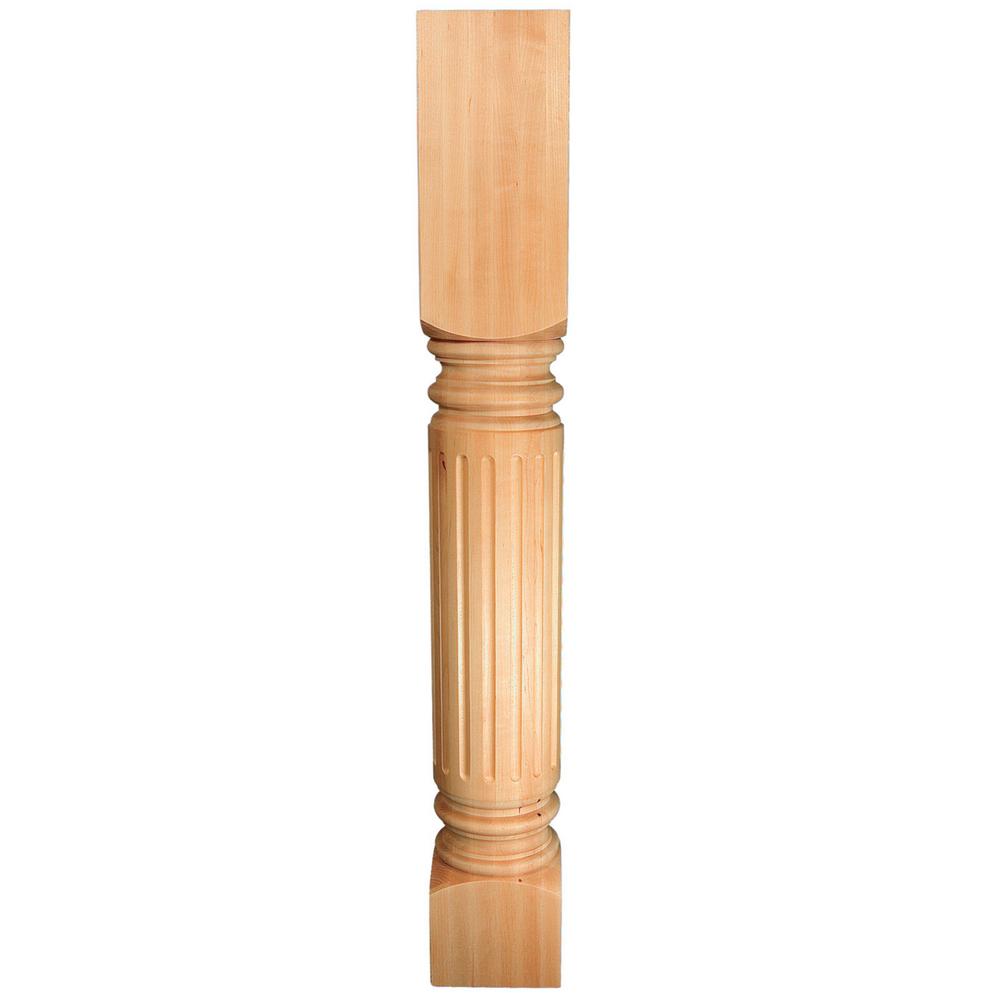 HB&G 8 in. x 8 ft. Colonial Fluted Column-966207 - The Home Depot