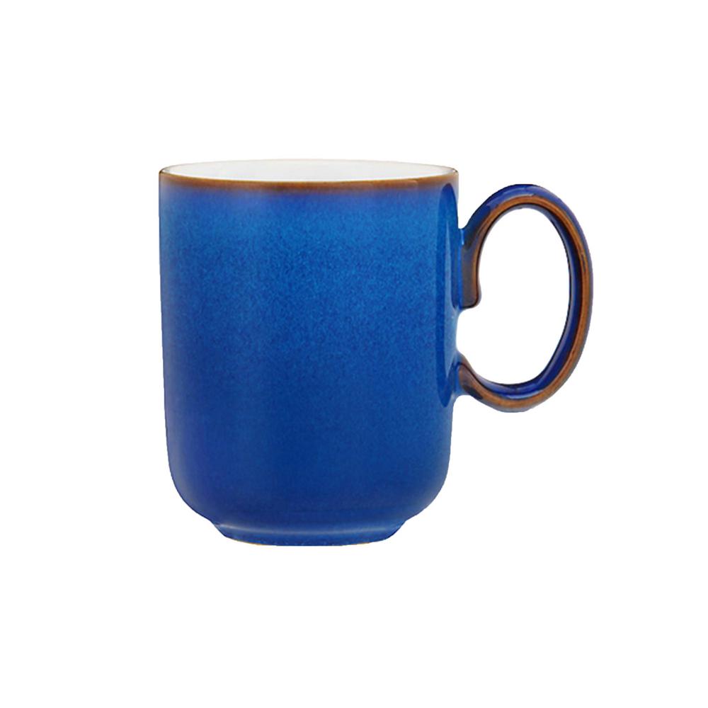 Denby 11.83 oz. Imperial Blue Stoneware Straight Coffee Mug-IMP-116B ...