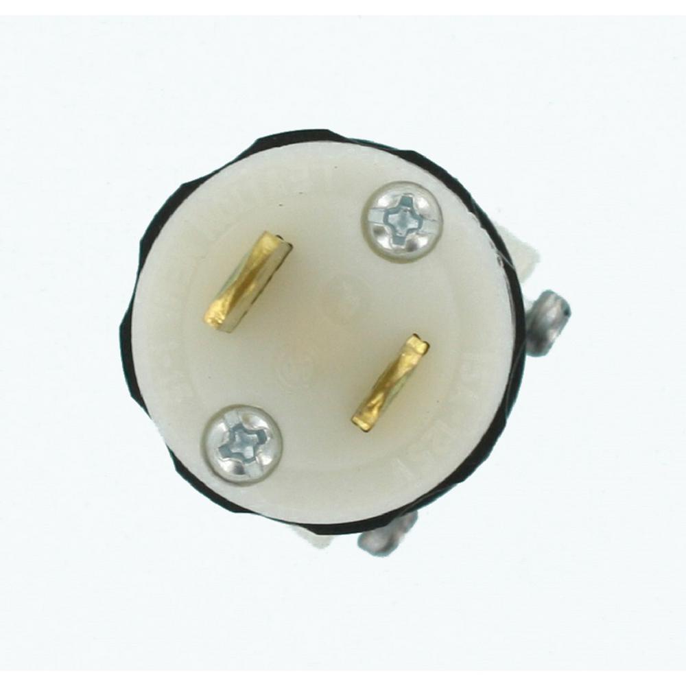 Leviton 15 Amp 125-Volt Non-Grounding Straight Blade Plug Industrial ...