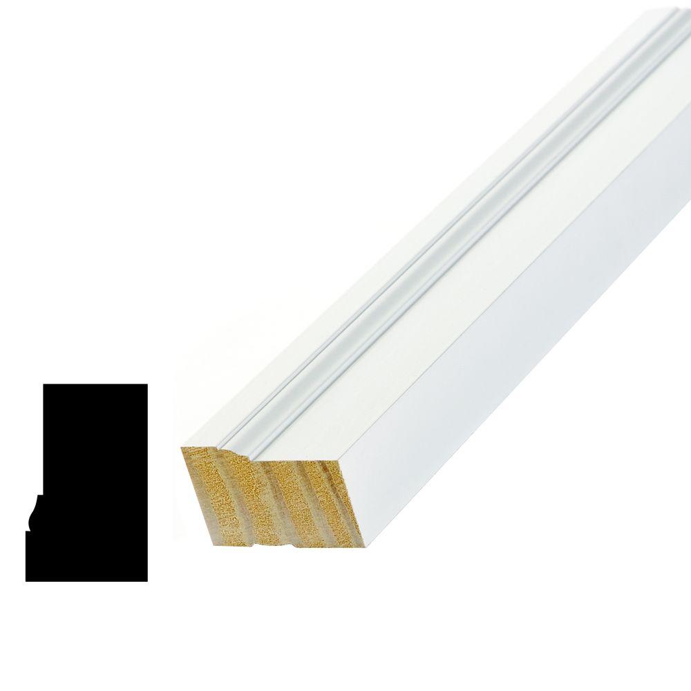 WM180 1-1/4 in. x 2 in. x 84 in. Primed Finger-Jointed Pine Brick ...