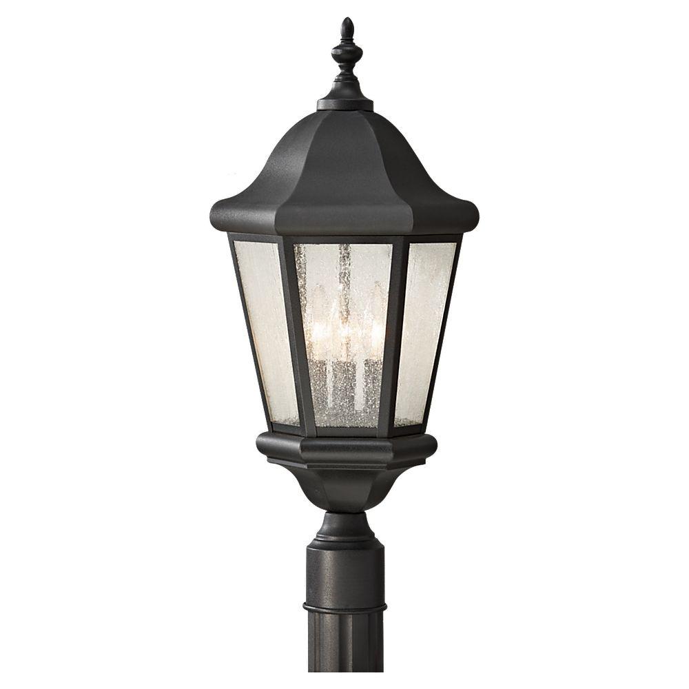 Acclaim Lighting Havana 3-Head 3-Light Matte Black Outdoor Post Light ...