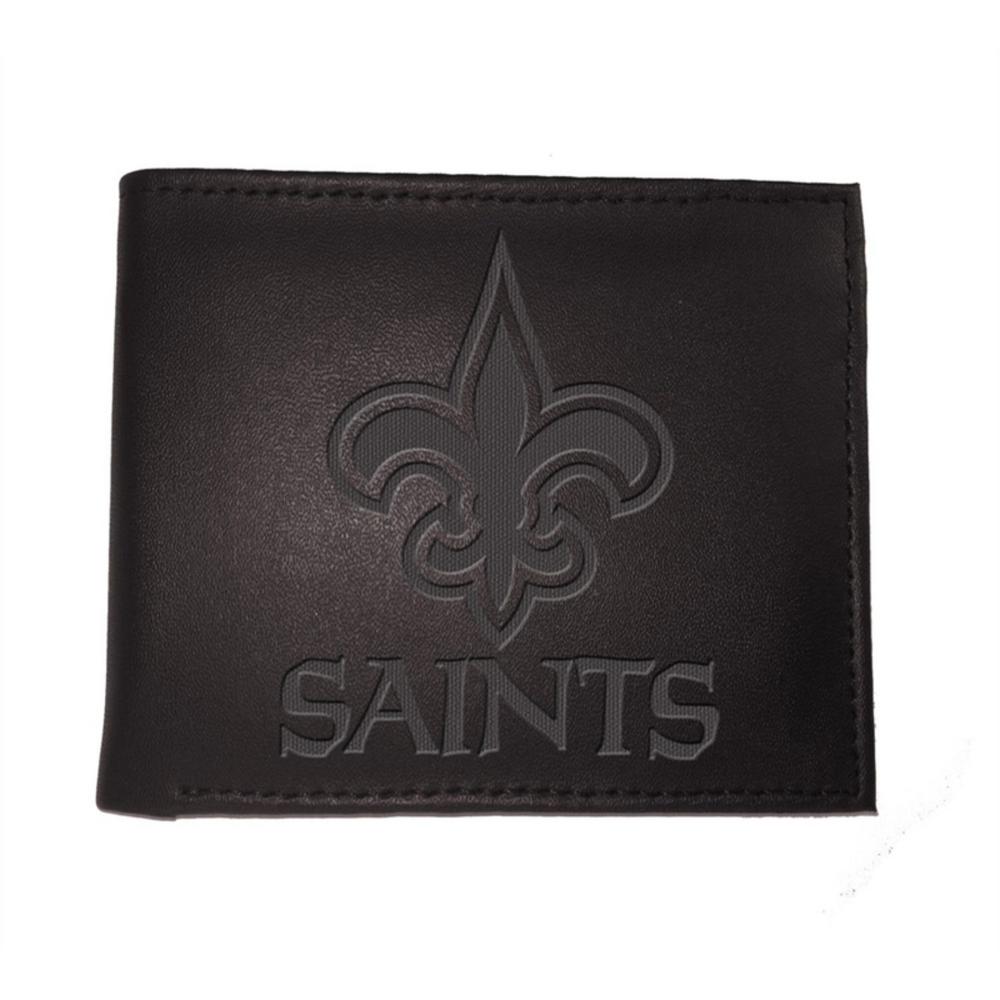Team Sports America New Orleans Saints NFL Leather Bi-Fold Wallet ...