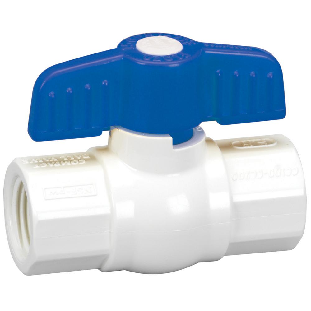 LEGEND VALVE 1-1/4 in. PVC FPT x FPT True Union Ball Valve-T/S603 - The ...
