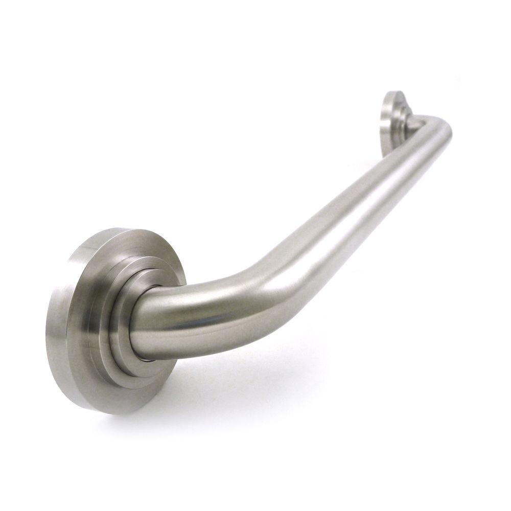 WingIts Premium Series 24 in. x 1.25 in. Diamond Knurled Grab Bar in ...