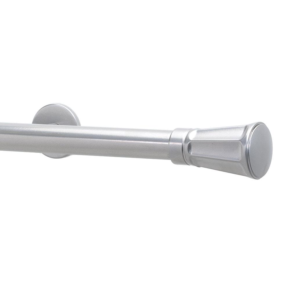 Art Decor Tekno 25 - 132 in. Non-Adjustable 1-1/8 in. Single Traverse ...