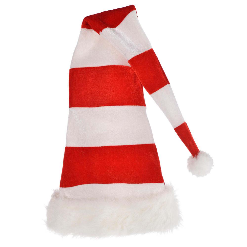 Amscan 15 In X 15 In Santa Christmas Hat With Antlers 2 Pack 395015