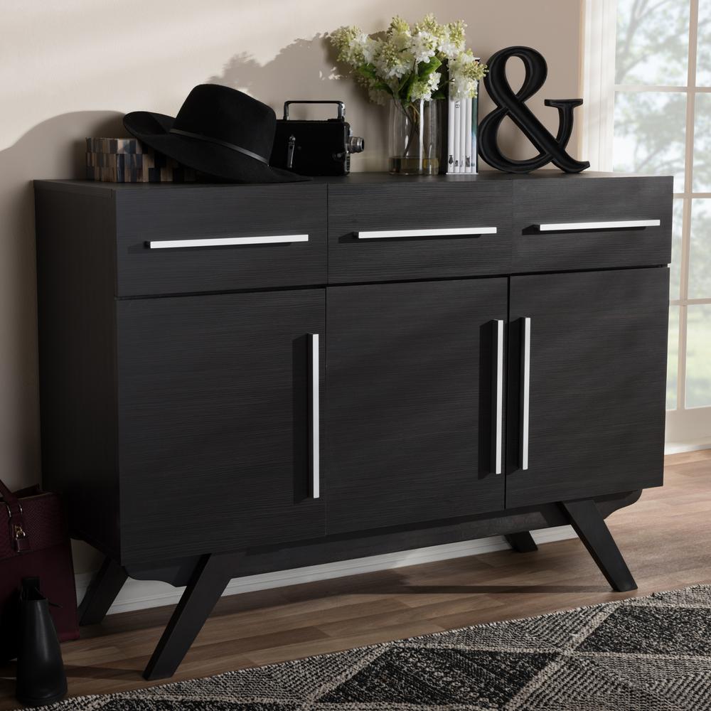 Baxton Studio Ashfield Dark Brown Sideboard-28862-7978-HD - The Home Depot
