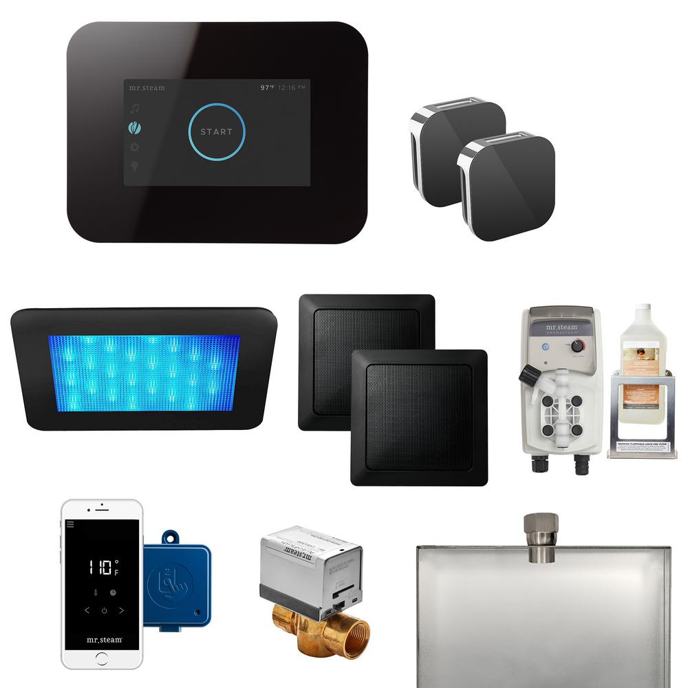 Mr. Steam iDream Max Package in Black-I3DREAMXBK - The Home Depot