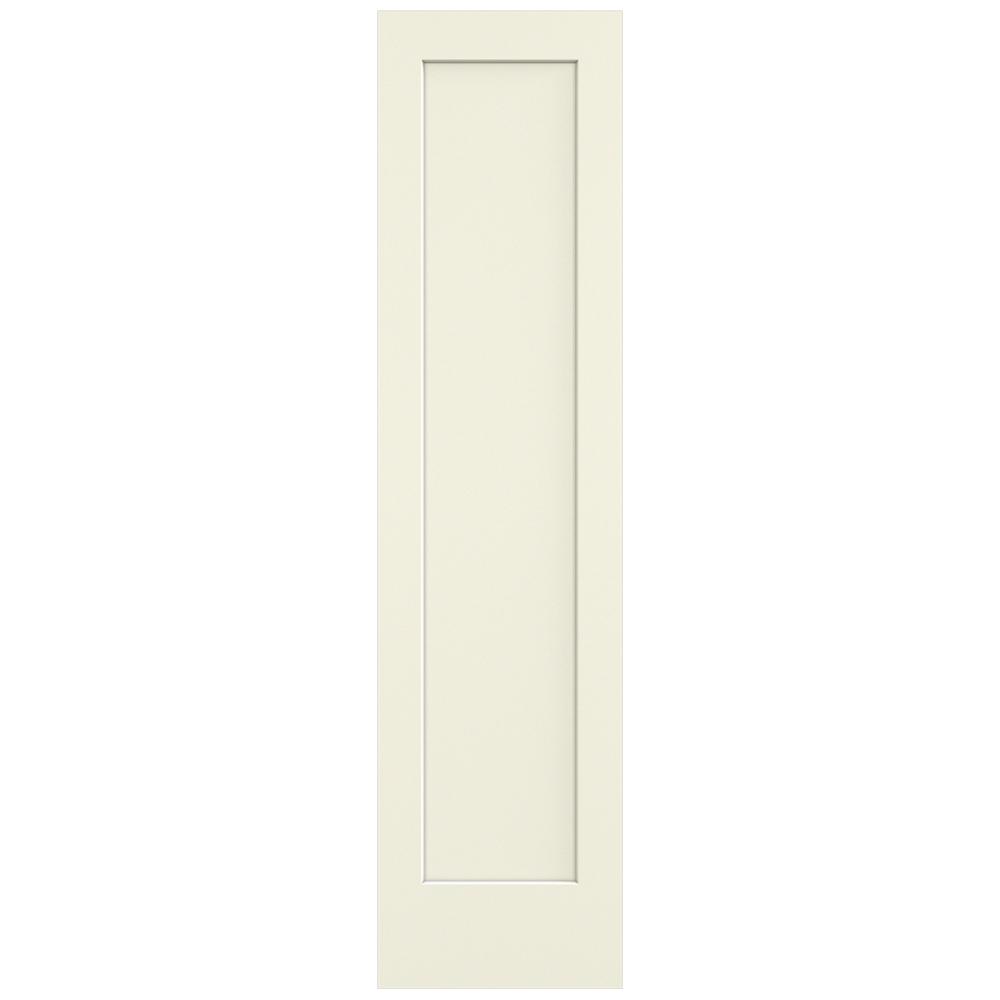 JELD-WEN 24 in. x 96 in. Madison Vanilla Painted Smooth Solid Core ...