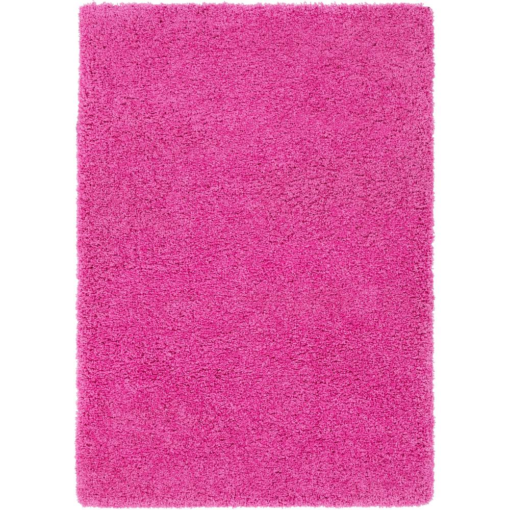Surya Galaxy Shag Bright Pink 2 ft. x 3 ft. Indoor Area Rug-GYS4505-23 ...