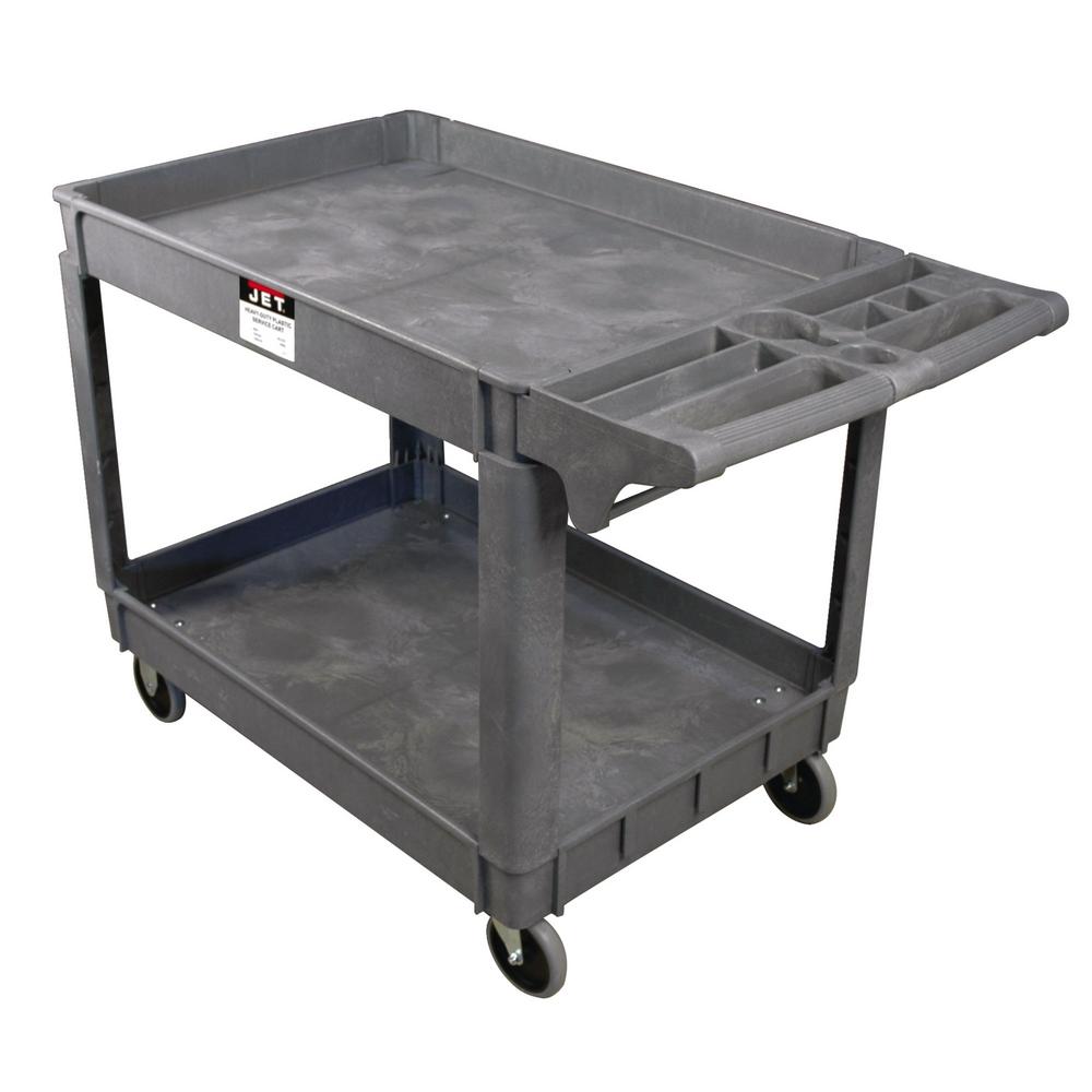 Jet 17 in. x 31 in. Resin Utility Cart-140018 - The Home Depot