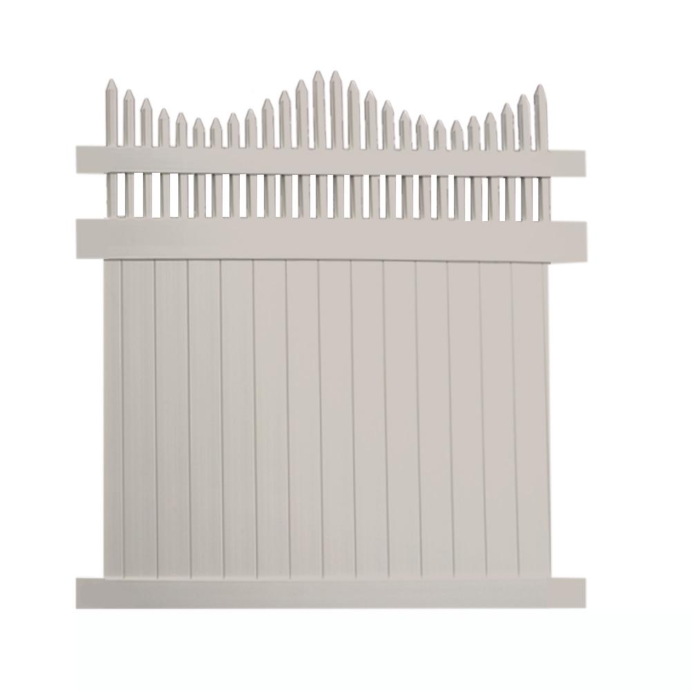 Trex Seclusions 6 ft. x 8 ft. Saddle Brown Wood-Plastic Composite Board ...